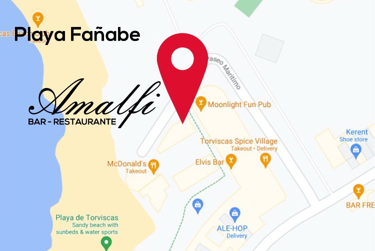 Restaurant Amalfi | MENU ENGLISH